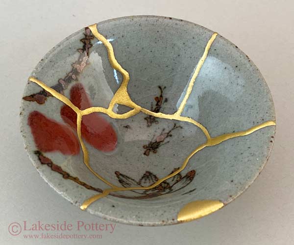 Kintsugi Art Sale Gallery | Buy Kintsukuroi Gold Repaired Pottery