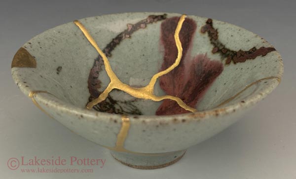 Kintsugi Art Sale Gallery | Buy Kintsukuroi Gold Repaired Pottery
